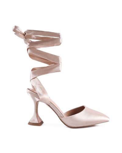 White LONDON RAG Heels for Women | Lyst