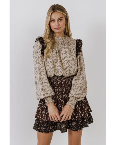 Brown Free the Roses Clothing for Women | Lyst