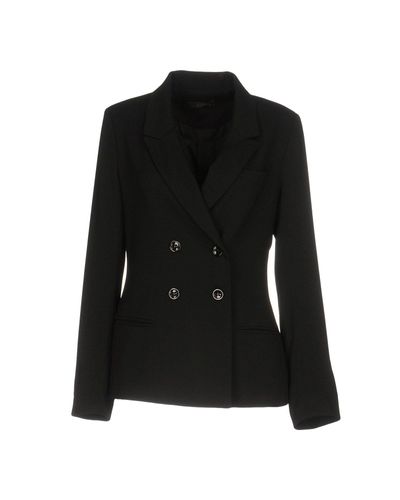Soallure Synthetic Blazer in Black - Lyst