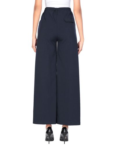 La Fee Maraboutee Synthetic Casual Trouser in Dark Blue (Blue) - Lyst
