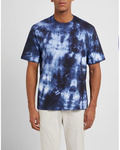8 by YOOX T-shirt in Dark Blue (Blue) for Men - Lyst