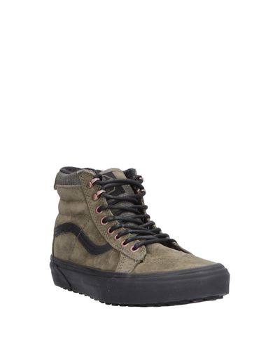 Vans Canvas High-tops & Sneakers in Military Green (Green) - Lyst
