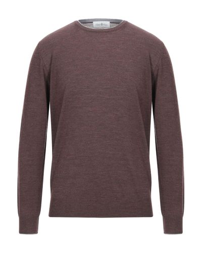 Della Ciana Wool Jumper in Dark Brown (Brown) for Men - Lyst