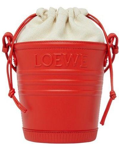 Red Loewe Bucket bags and bucket purses for Women | Lyst