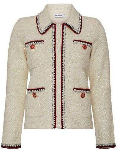 Natural Self-Portrait Sweaters and knitwear for Women | Lyst