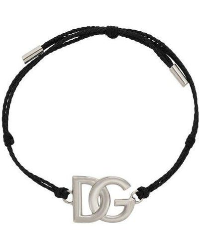 Black Dolce & Gabbana Bracelets for Men | Lyst