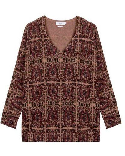 Brown Not Shy Knitwear For Women Lyst