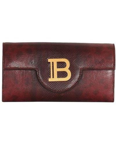 Red Balmain Wallets and cardholders for Women | Lyst
