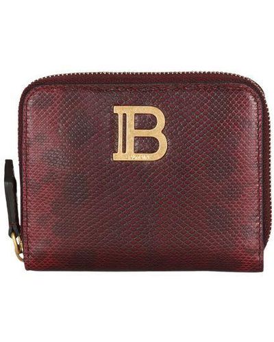 Red Balmain Wallets and cardholders for Women | Lyst