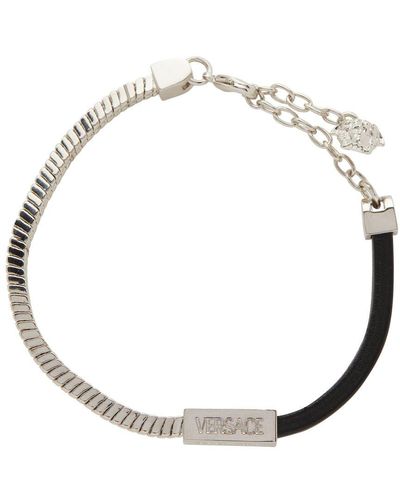 Metallic Versace Bracelets for Men | Lyst