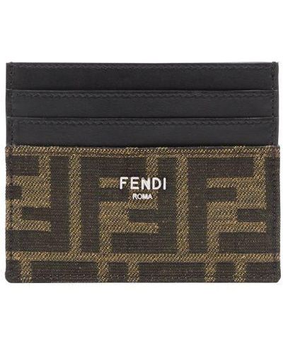 Metallic Fendi Wallets and cardholders for Men | Lyst
