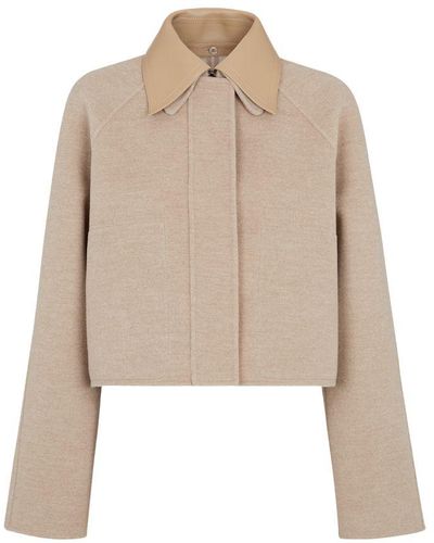 Natural Fendi Jackets for Women | Lyst