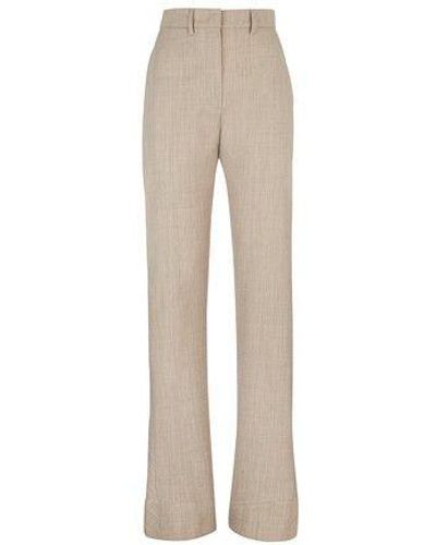 Natural Fendi Pants, Slacks and Chinos for Women | Lyst