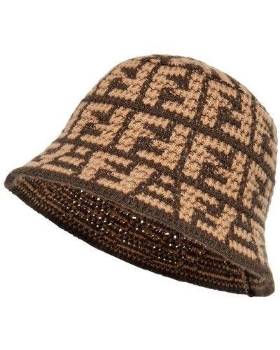 Brown Fendi Hats for Men | Lyst