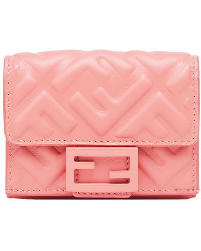 Pink Fendi Wallets and cardholders for Women | Lyst
