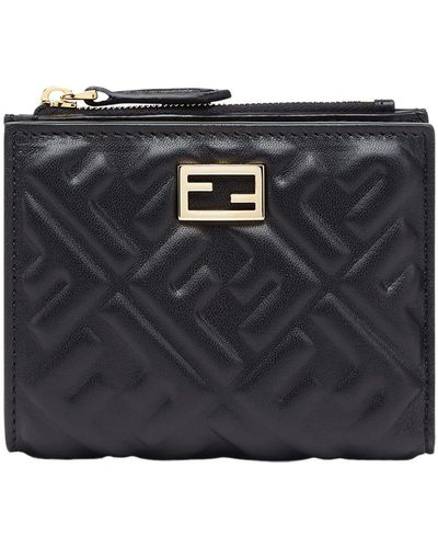 Black Fendi Wallets and cardholders for Women | Lyst