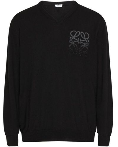 Black Loewe Knitwear for Men | Lyst
