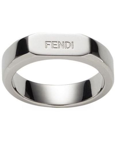 Metallic Fendi Rings for Men | Lyst