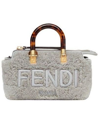Gray Fendi Top-handle bags for Women | Lyst