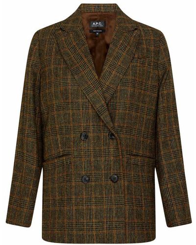 Green A.P.C. Jackets for Women | Lyst