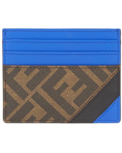 Blue Fendi Wallets and cardholders for Men | Lyst