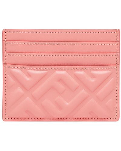 Pink Fendi Wallets and cardholders for Women | Lyst
