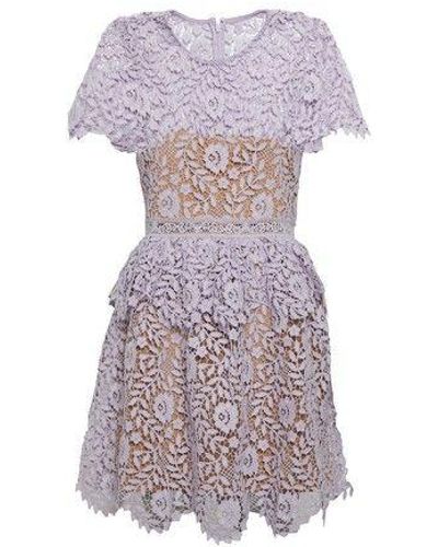 Purple Peplum Dresses for Women - Up to 68% off | Lyst