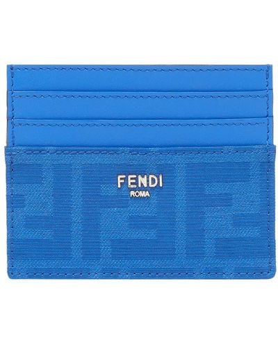 Blue Fendi Wallets and cardholders for Men | Lyst