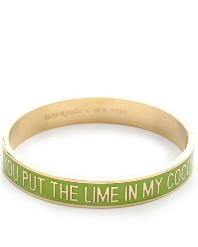 Green Kate Spade Bracelets for Women | Lyst
