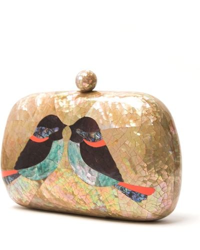 Metallic Serpui Clutches and evening bags for Women | Lyst