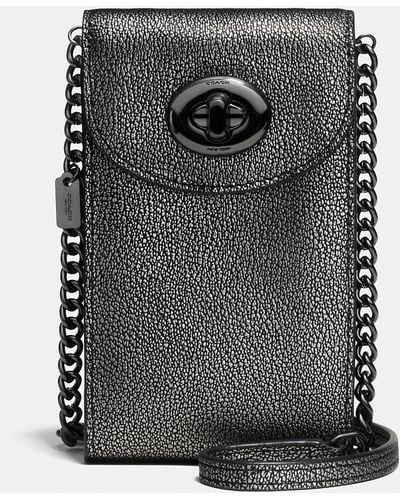 Black COACH Phone cases for Women | Lyst