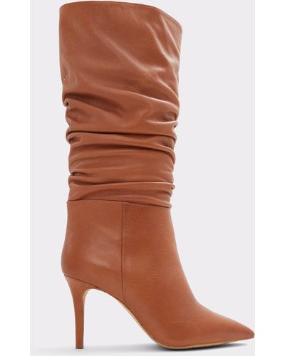 Brown ALDO Boots for Women | Lyst