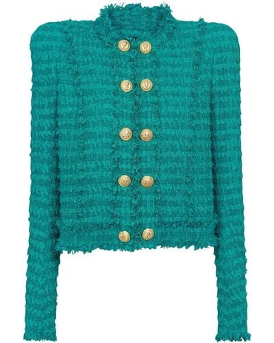 Emerald Green Jackets for Women | Lyst