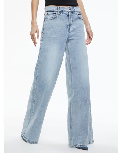 Alice + Olivia Two Tone Jeans for Women | Lyst