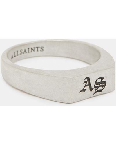 White AllSaints Rings for Men | Lyst