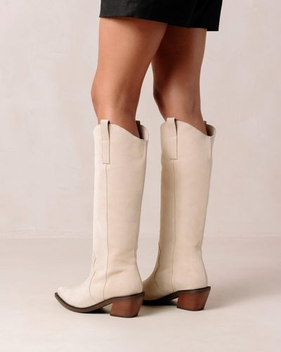 Cream Boots for Women | Lyst