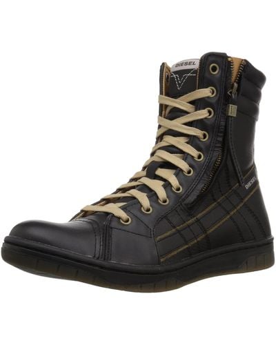 Black DIESEL Boots for Men | Lyst