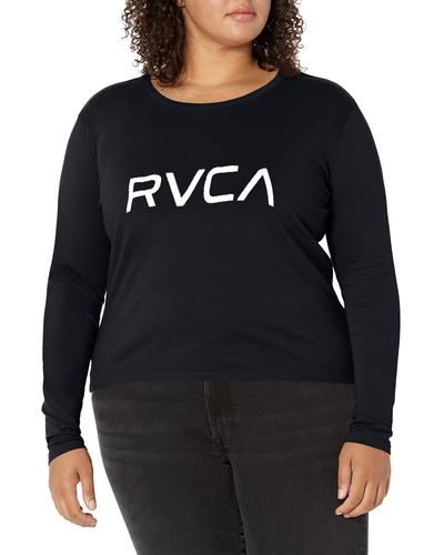 Black RVCA Tops for Women | Lyst