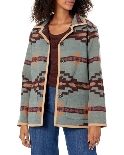 Gray Pendleton Coats for Women | Lyst