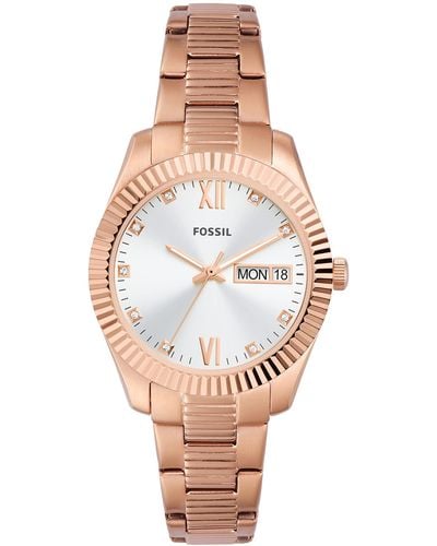 White Fossil Watches for Women | Lyst