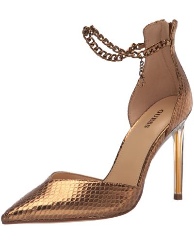 Natural Guess Heels for Women | Lyst
