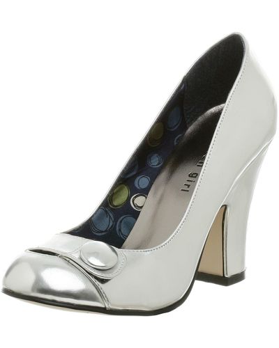 Silver Pump shoes for Women | Lyst