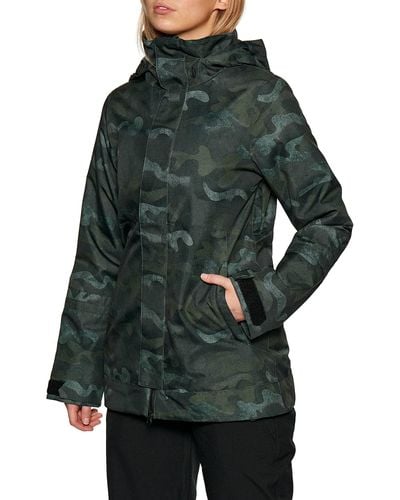 Black Volcom Jackets for Women | Lyst