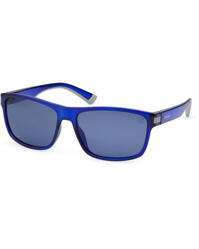Blue Timberland Sunglasses For Men Lyst