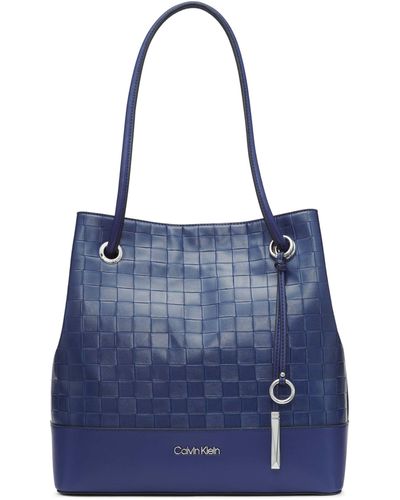 Blue Calvin Klein Tote bags for Women | Lyst