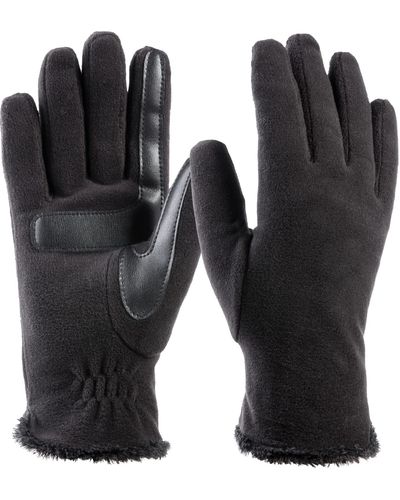 Black Isotoner Gloves for Women | Lyst