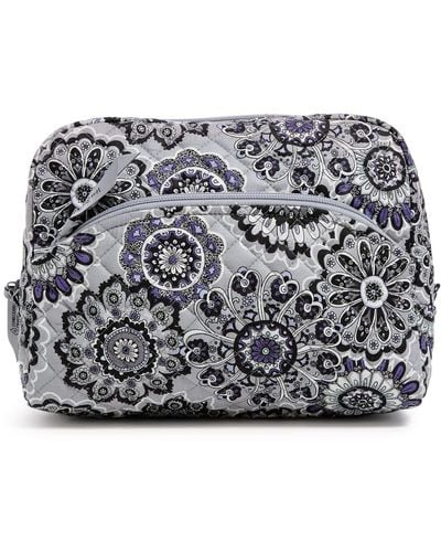 Gray Vera Bradley Makeup bags and cosmetic cases for Women | Lyst