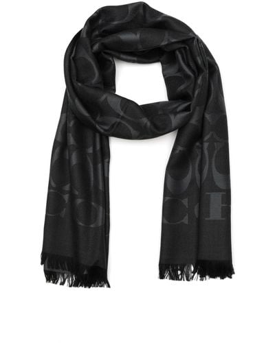 Black COACH Scarves and mufflers for Women | Lyst