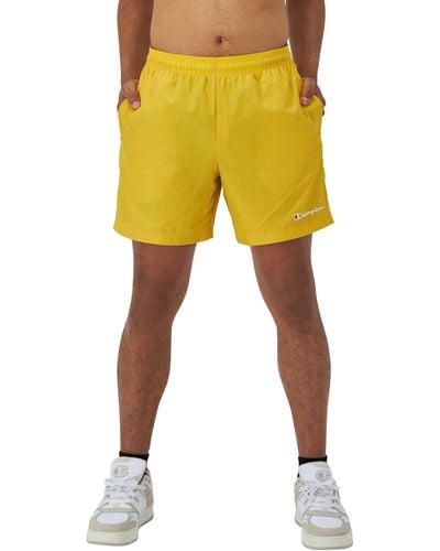 Yellow Champion Shorts for Men | Lyst