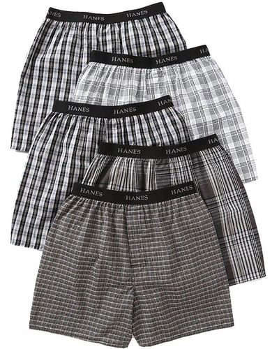 Gray Hanes Underwear for Men | Lyst